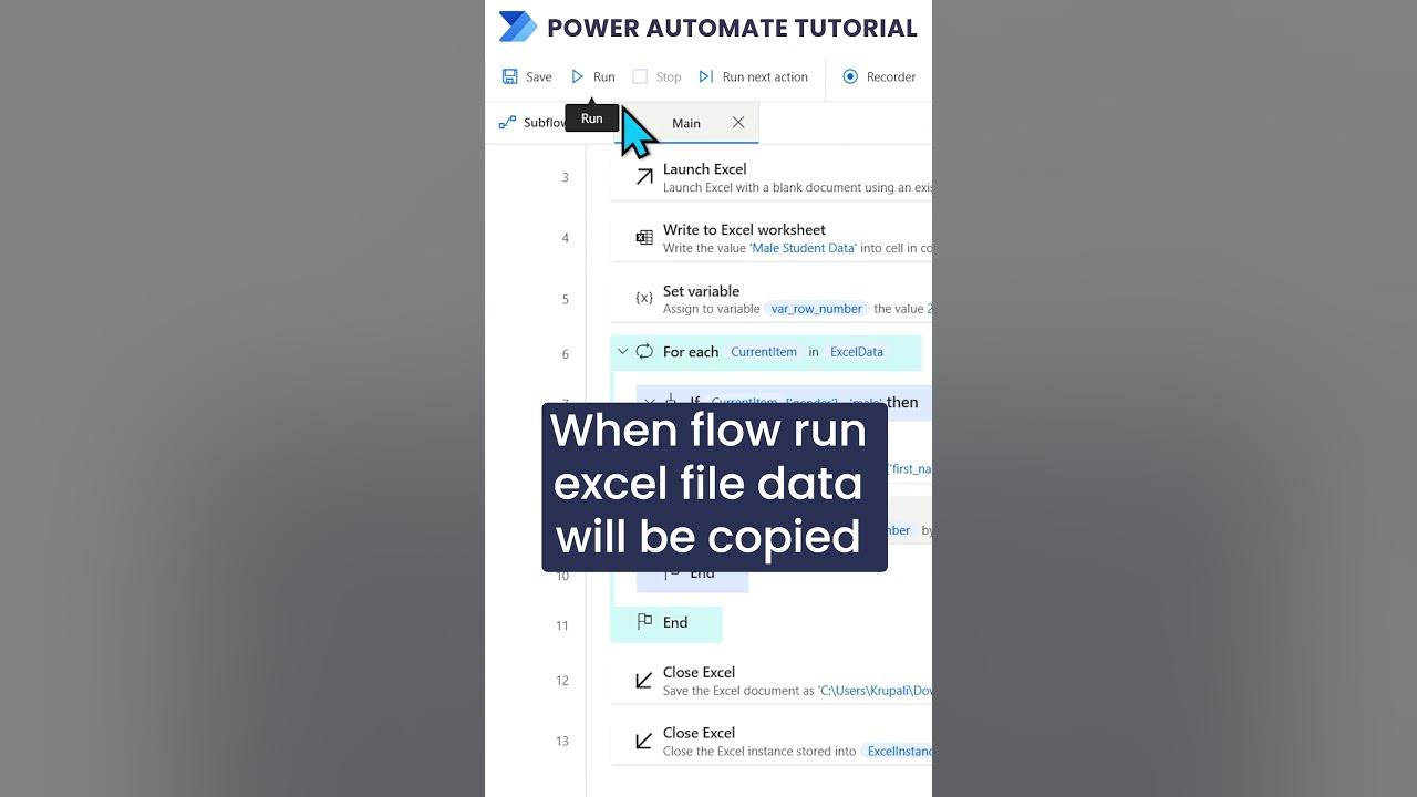 How to automate copying data between Excel files with Power Automate - YouTube