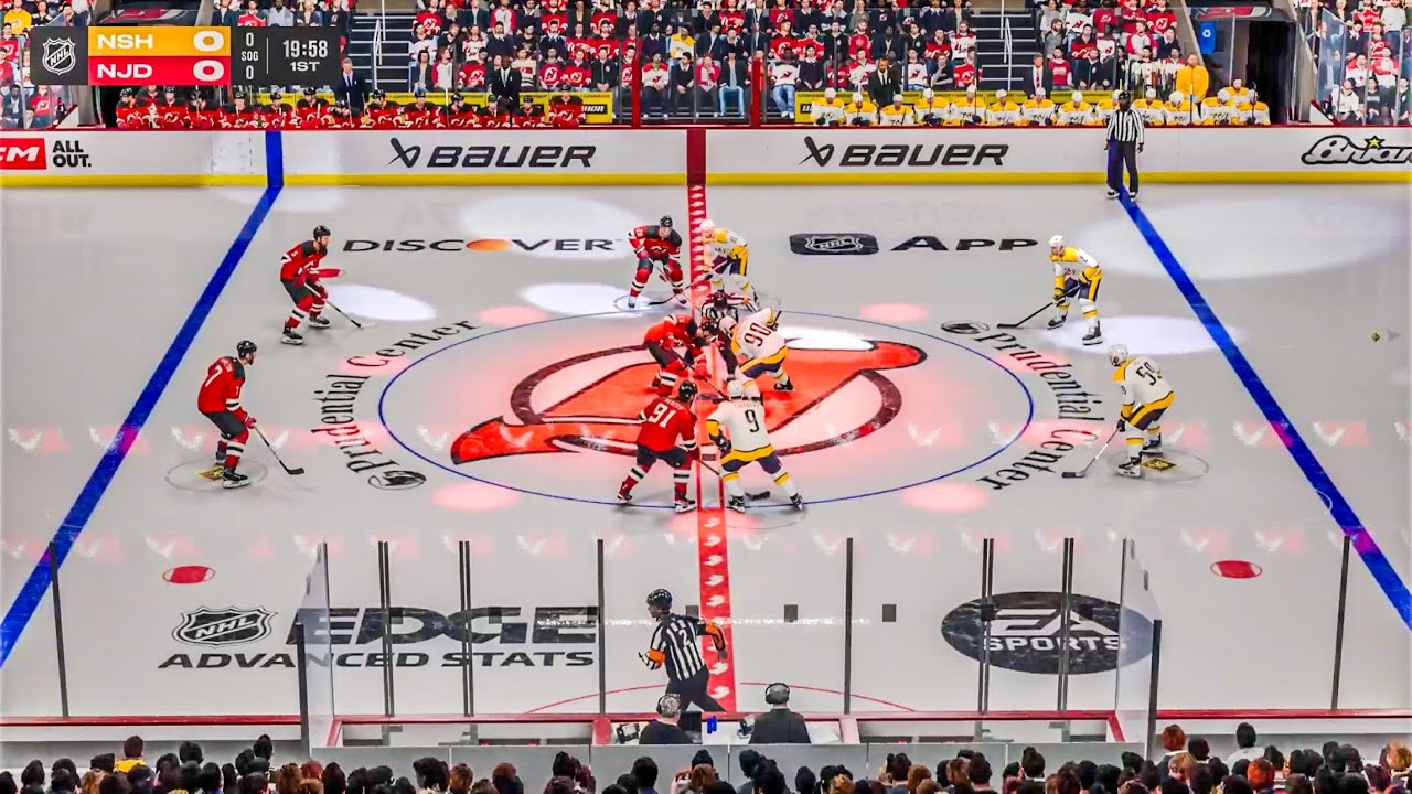 New Jersey Devils vs Nashville Predators 11/25/2024 NHL 25 Gameplay ...