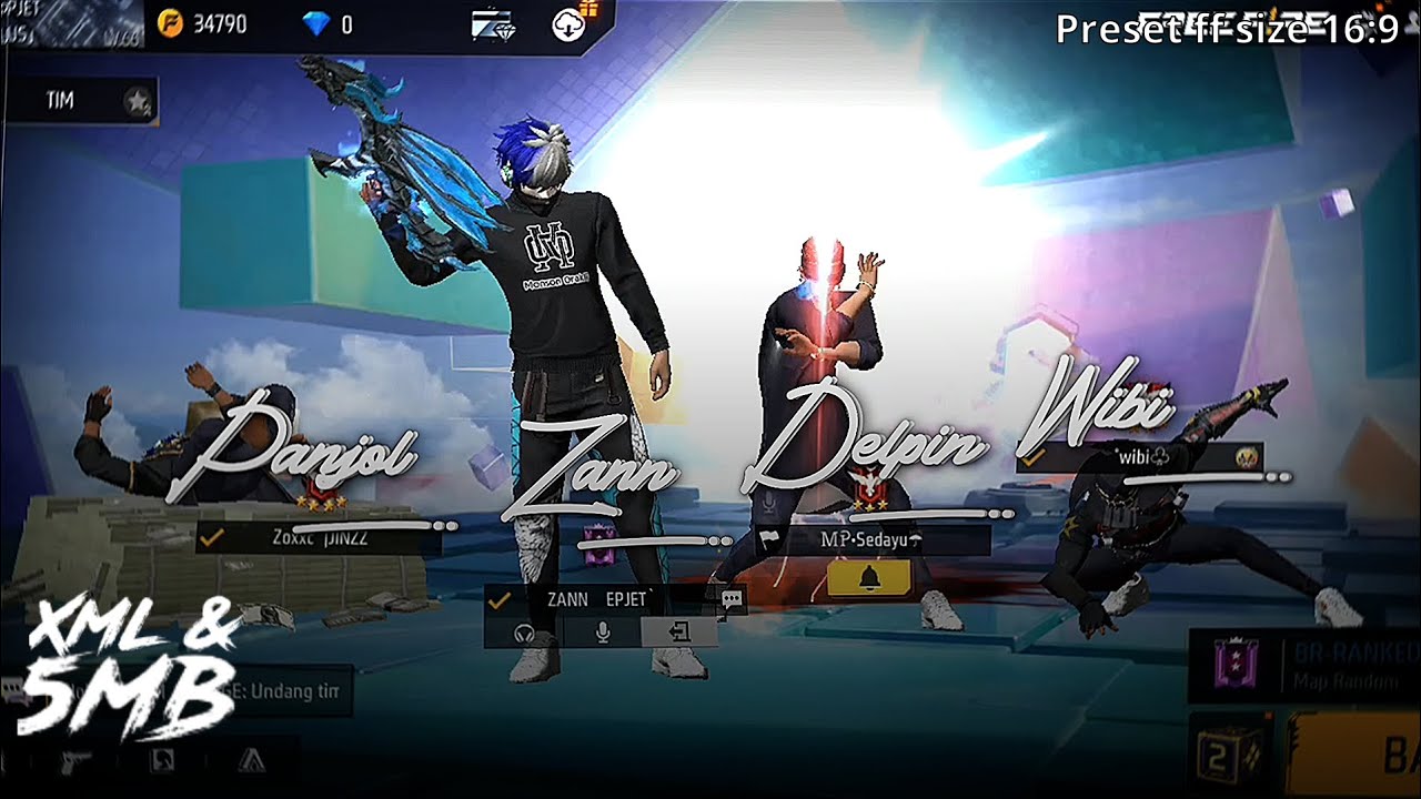 PRESET FF SQUAD 😼 FRIFAYER GAME YANG TIDAK BOLEH DIREMEHKAN 🎶 VIRAL TIK ...