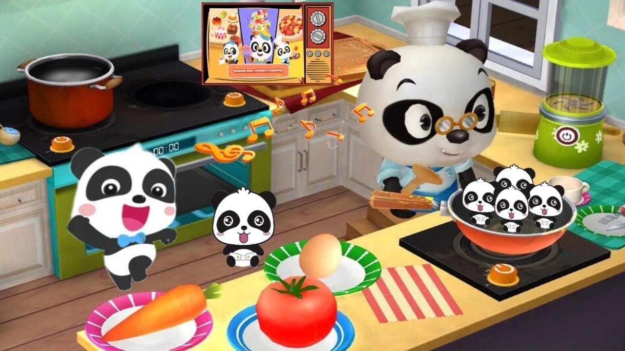 Dr. Panda | The cafe | Super Cartoon | Panda in Kitchen | New episode ...