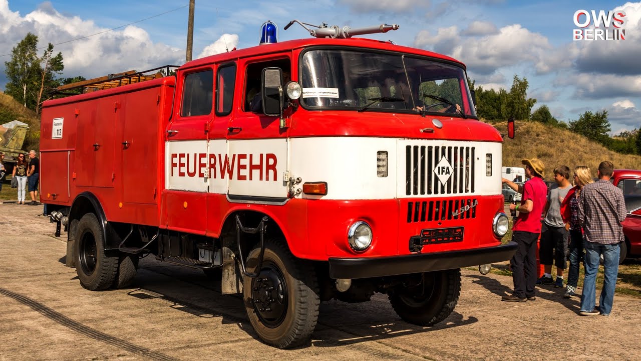 4K Slideshow | Fire engines on IFA W50 trucks chassis from eastern ...