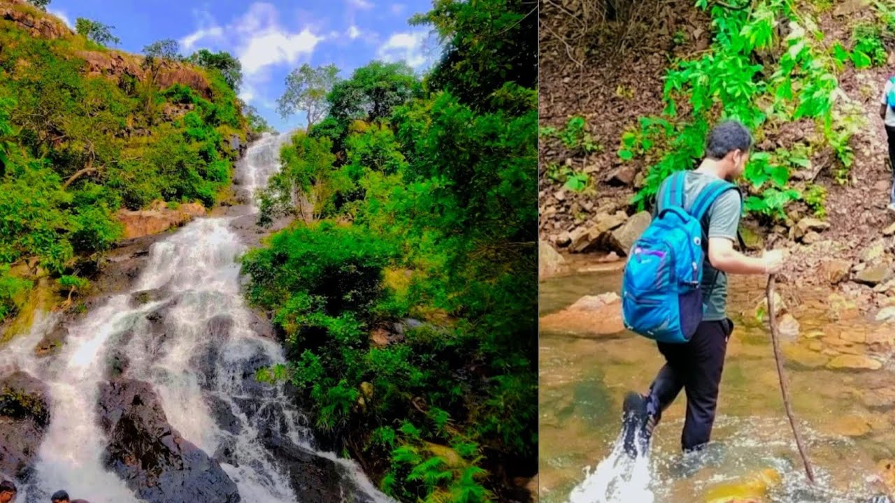 sawpna (Chinaraigudem) waterfall manuguru telangana#telangana # ...