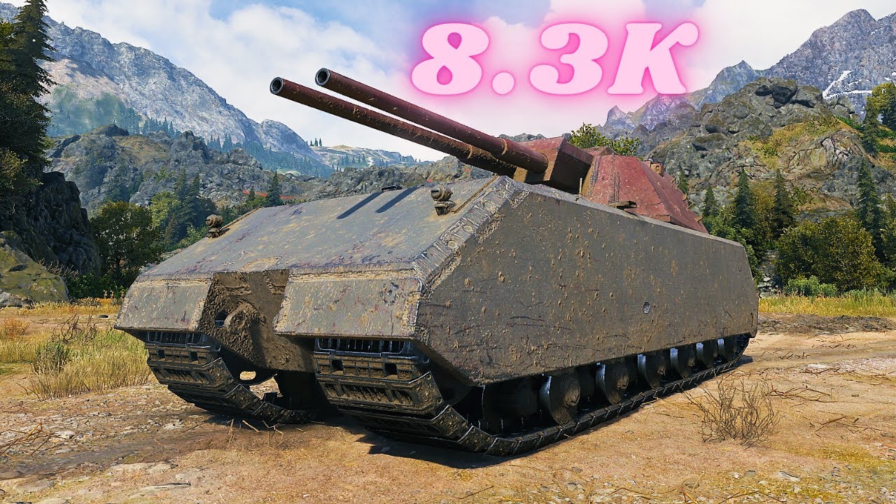 Overwhelming Fire FlakMaus 8.3K Damage World of Tanks Gameplay (4K ...