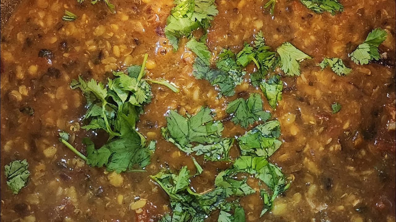 urad and chana dal l ma choliya di dal - YouTube