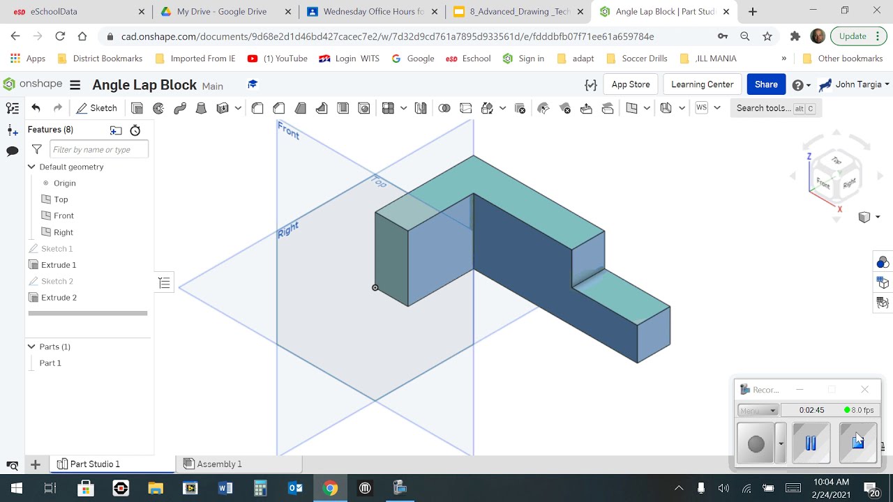 Onshape_Angle Lap Block - YouTube