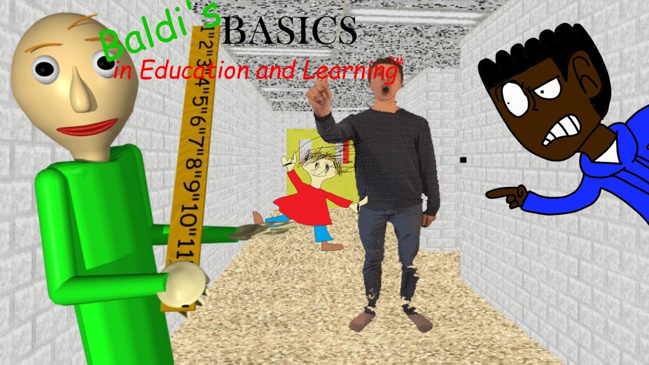 THIS GAME GIVES ME RAGE!!! | Baldi's Basics In Education and Learning - YouTube