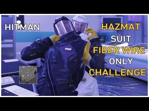 Hitman: Patient Zero Fiber Wire Only Challenge (SA) Hazmat Suit - YouTube