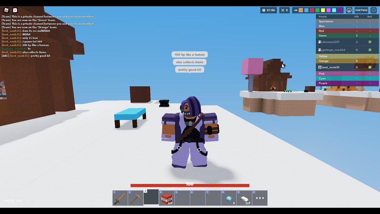 New Cyber Kit Showcase (Roblox Bedwars) - YouTube