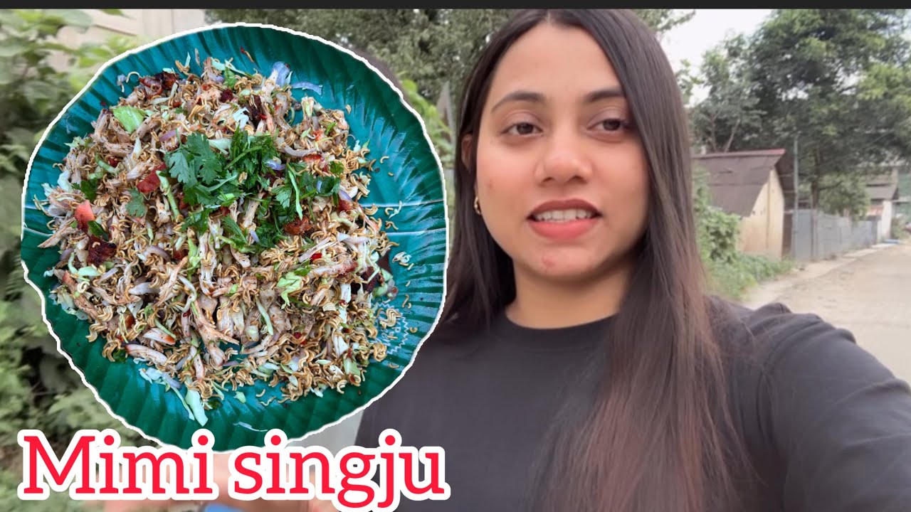 We made Manipuri style Mimi singju / we gave our own touch in manipuri ...