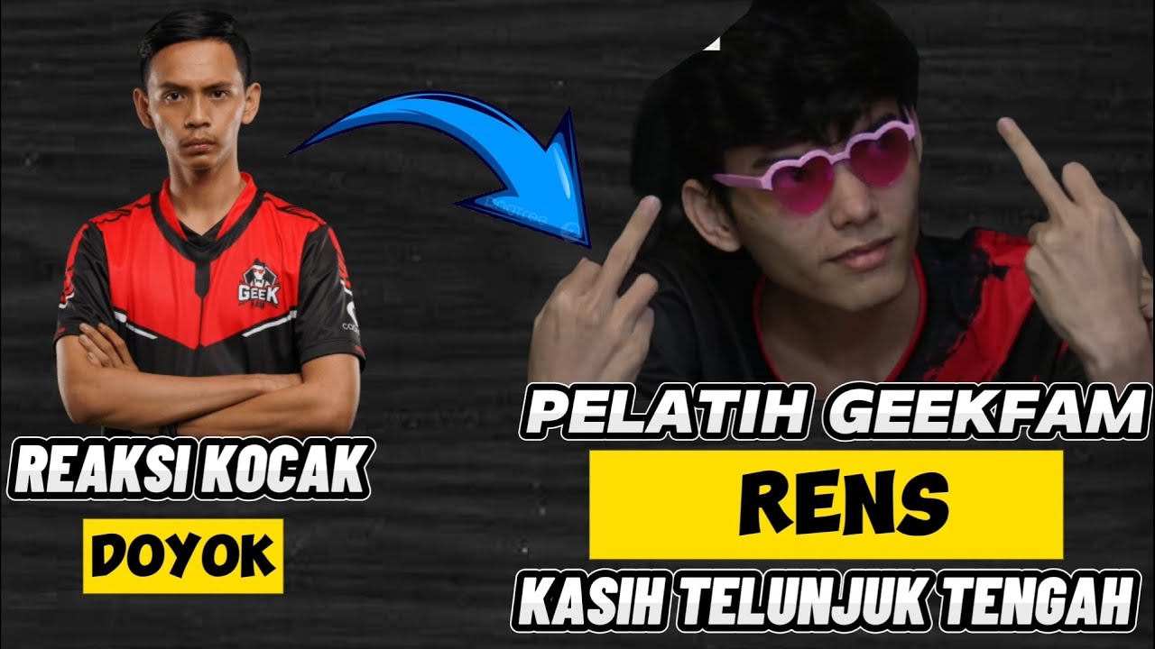 PELATIH GEEK KASIH GESTURE JARI TENGAH PAS LIVE MPLID S12 | REAKSI ...