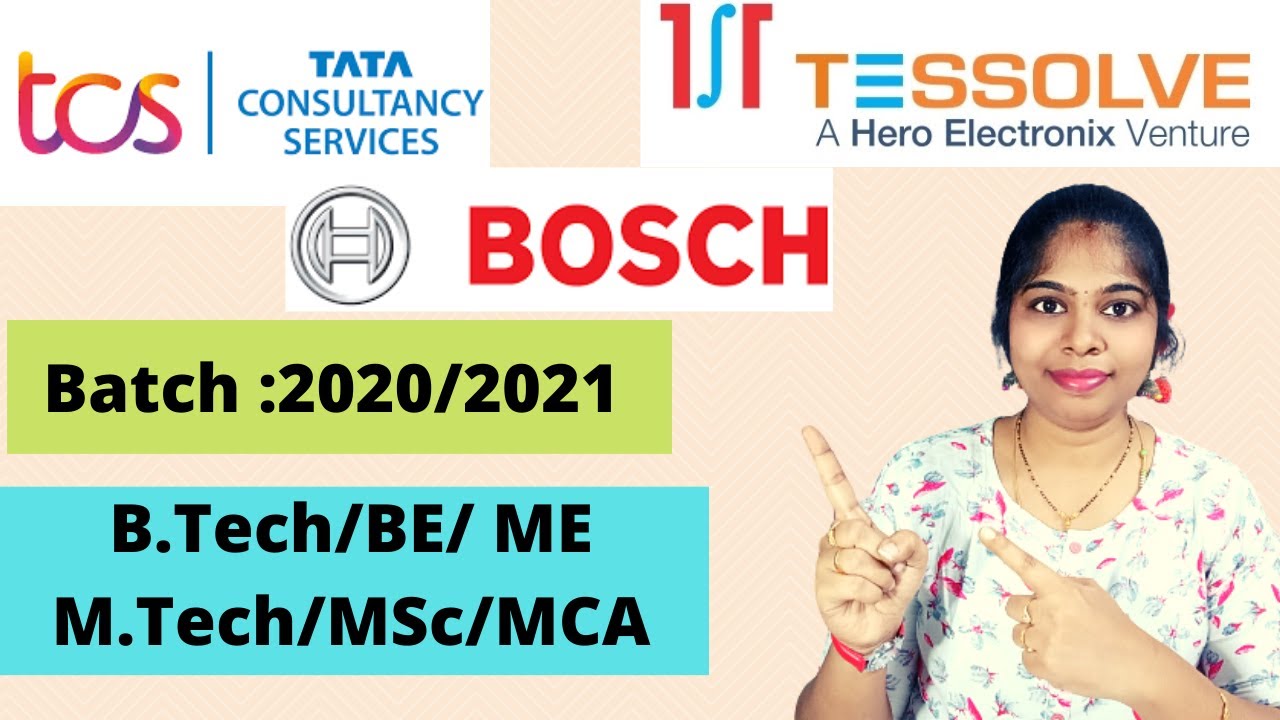 tessolve off campus drive | bosch recruitment 2021 | tcs phase 2 hiring ...