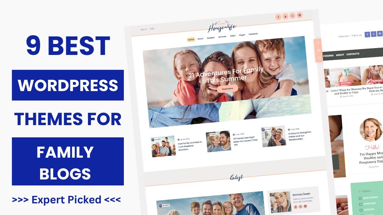 9 Best WordPress Themes for Family Blogs 2025 | WordPress Themes for ...