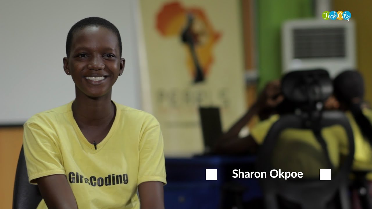 Young Nigerian Teaching Girls From Nigerian Slums How to Code - YouTube