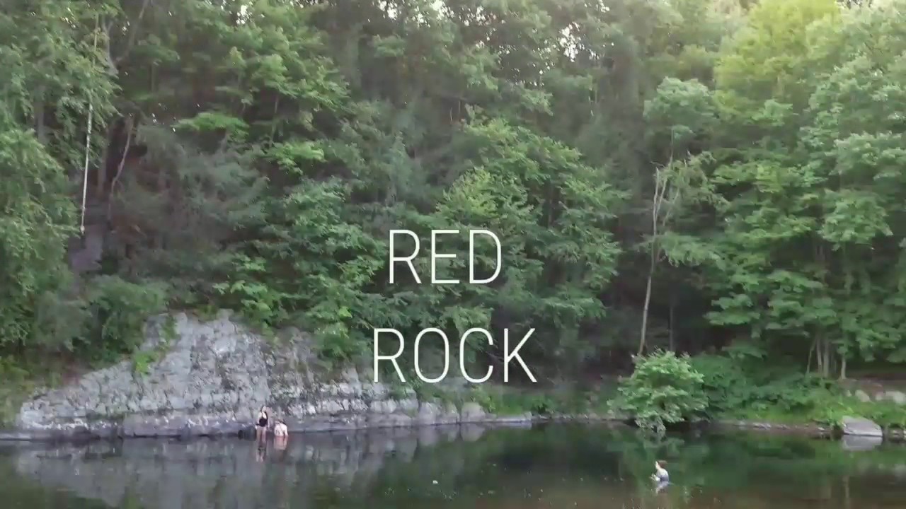 Red Rock Cliff Jumping (East Strondsburg) - YouTube
