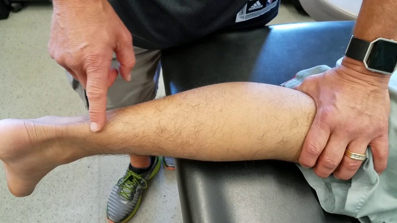 Thompson's test for Achilles tendon rupture - YouTube