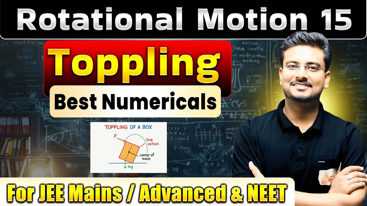 Toppling Rotational Motion | Toppling on Inclined Plane | Rotational ...