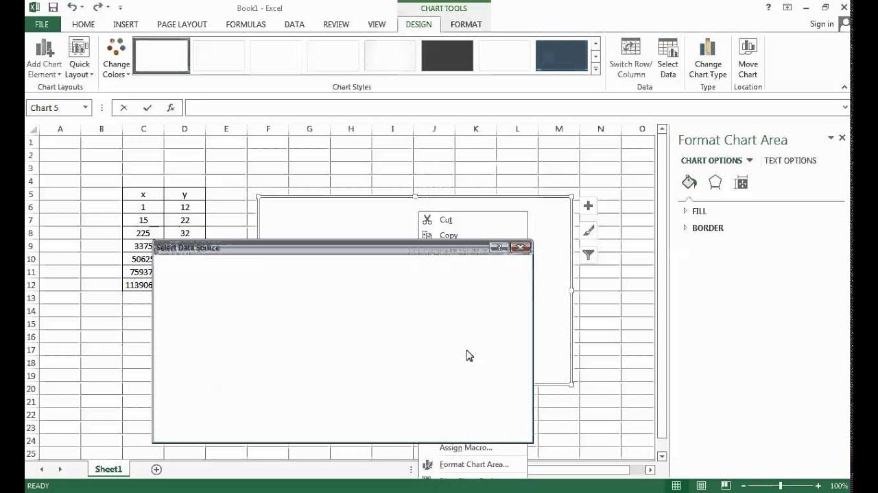 how to make a logarithmic chart in excel - YouTube