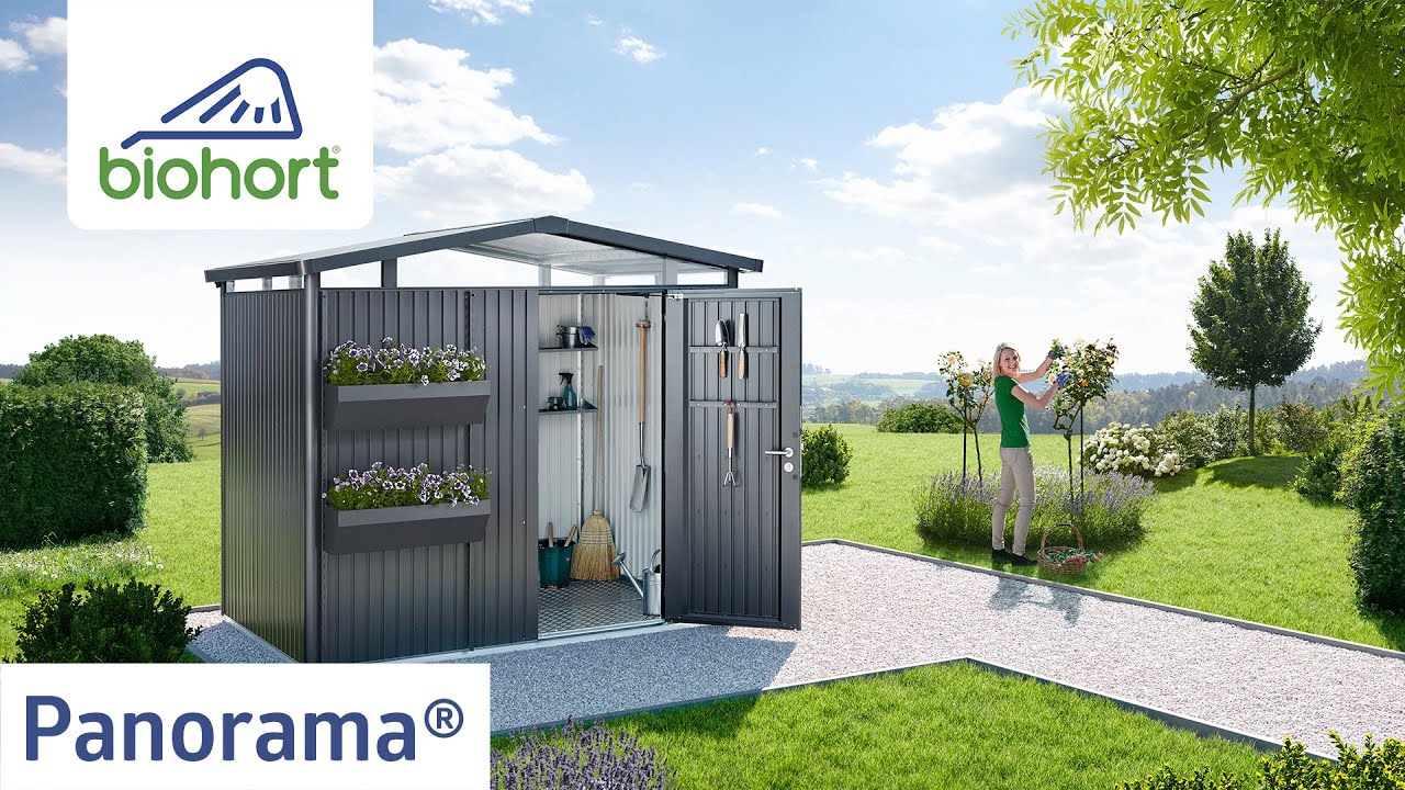 Biohort Garden Shed Panorama® - YouTube