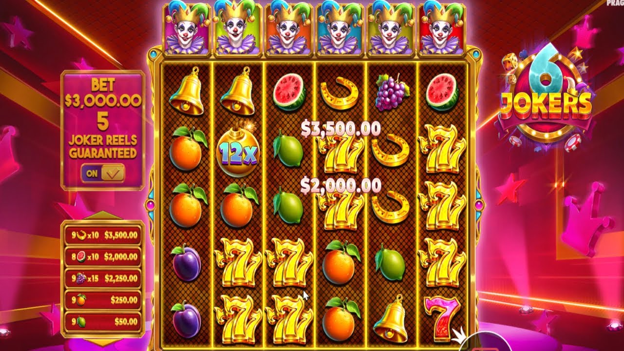 6 JOKERS BRAND NEW SLOT BY PRAGMATIC PLAY EPIC WIN NO BONUS BUY ONLINE CASINO ONLINE SLOT - YouTube