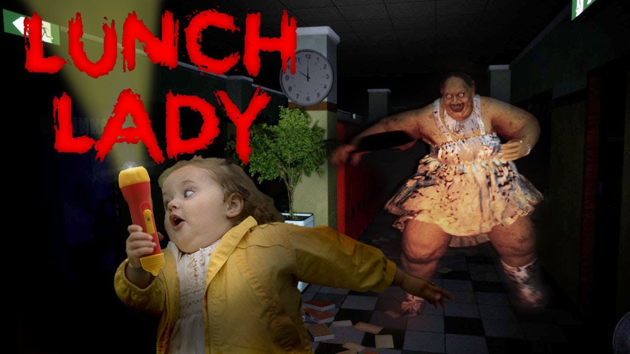 Running from a DEMON Lunch Lady! - Lunch Lady with Friends! - Week Of ...