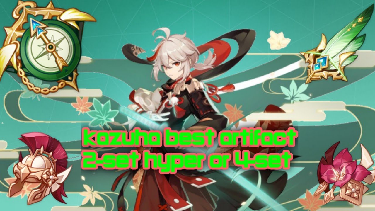 Kazuha Best Artifact Set! - YouTube