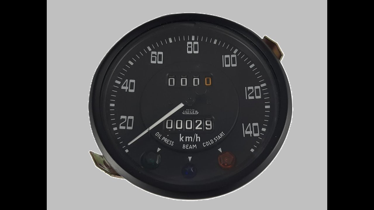 Land Rover Speedometer Tachometer • km/h • British Jaeger • NOS • Serie ...