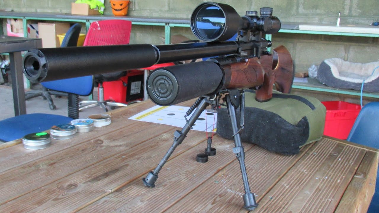 The BSA R10 Mk2 50 yard pellet test - YouTube