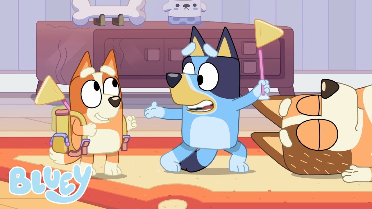 La course à pied avec Bluey | Bluey Français Chaîne Officielle - YouTube