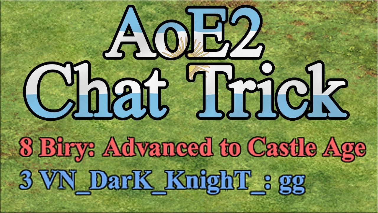 AoE2 Chat Trick! Argentina Edition - YouTube