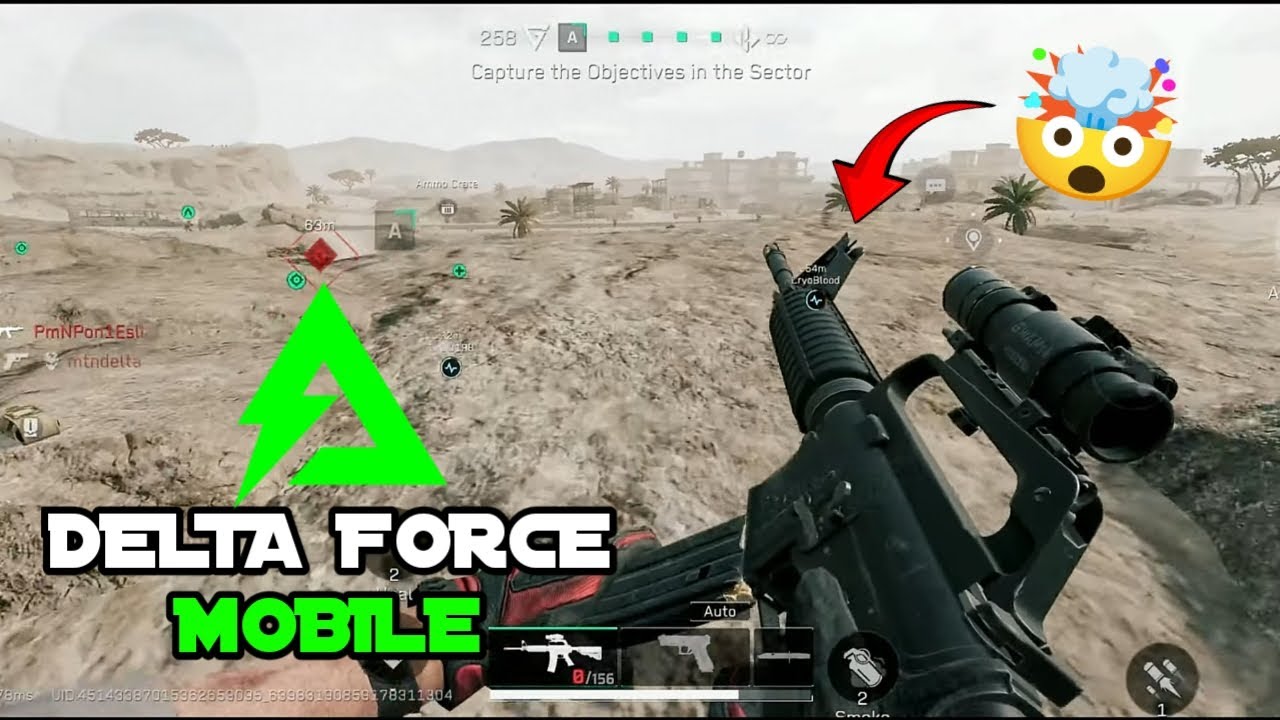 Delta force mobile Global test gameplay😍|Havoc warfare(Cracked map ...
