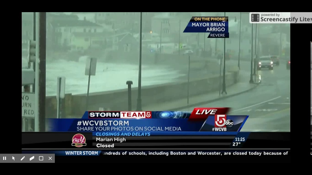Mayor Brian Arrigo discusses Revere snow removal efforts live on WCVB ...