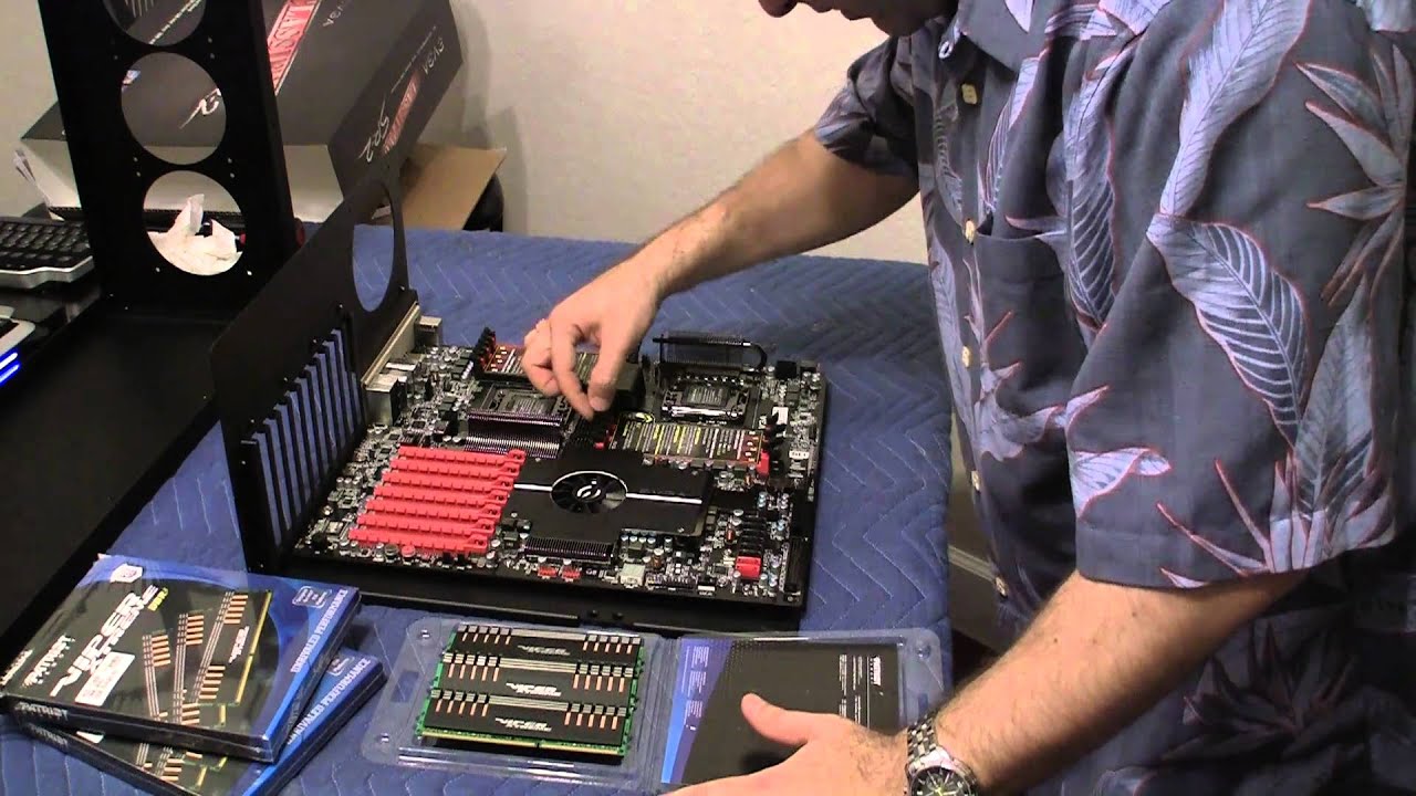 Part 5: Unboxing 24 GigaBytes (GB) of memory and installing into EVGA ...