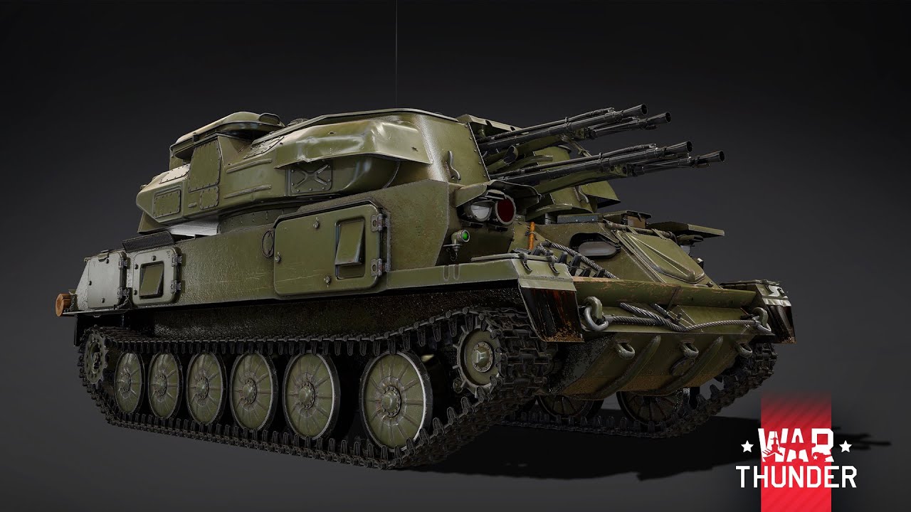 War Thunder - Upcoming Content - ZSU-23-4M2 Shilka - YouTube