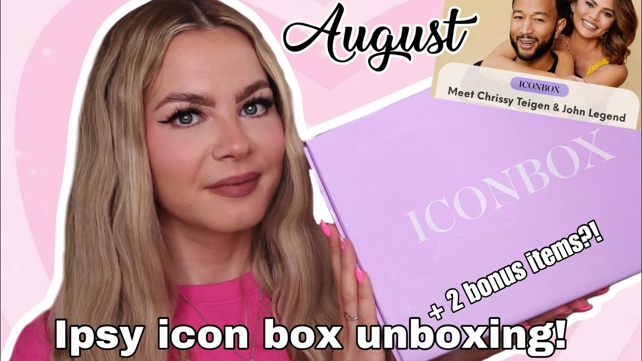 AUGUST 2024 IPSY ICON BOX UNBOXING!💜 - YouTube