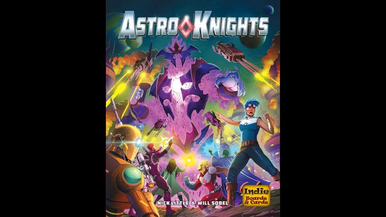 Astro Knights Deck Building Game - Solo Play - Gavril vs Furion - YouTube