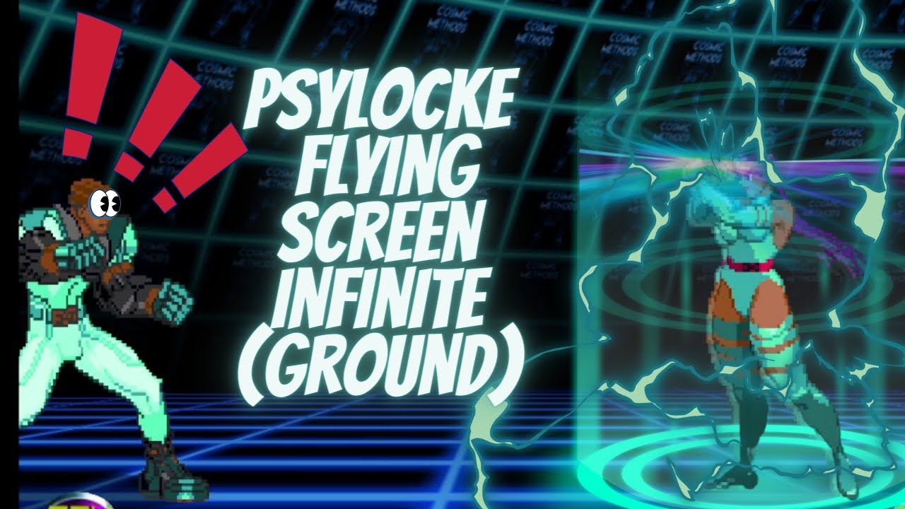 MvC2 - Psylocke Flying Screen Infinite (Ground) - YouTube