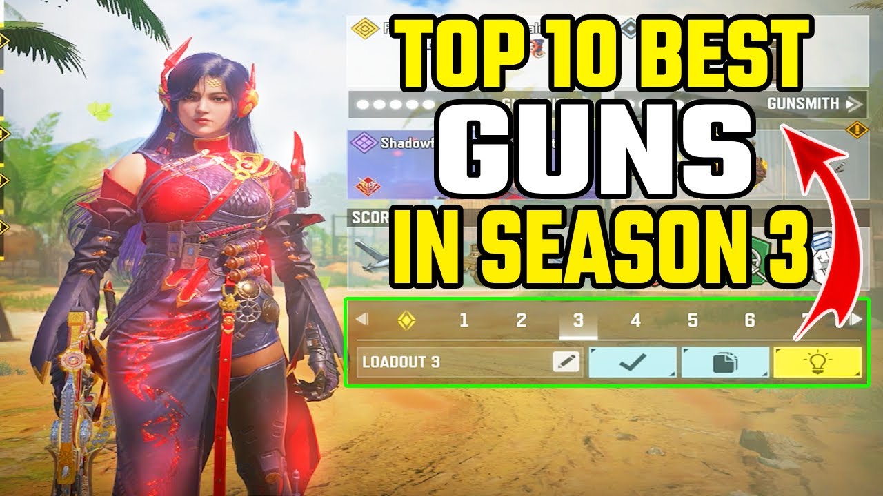 Top 10 Best Guns/Loadout in COD Mobile Season 3 You Need To Use!! - YouTube