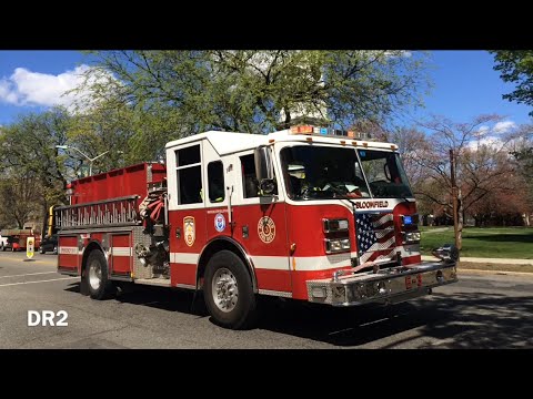 Bloomfield Fire Department Engine 3 Responding 4-28-15 - YouTube