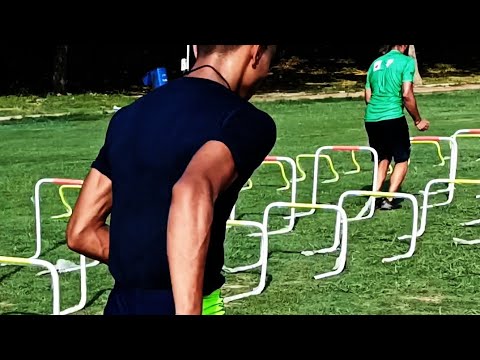 mini hurdles training - YouTube