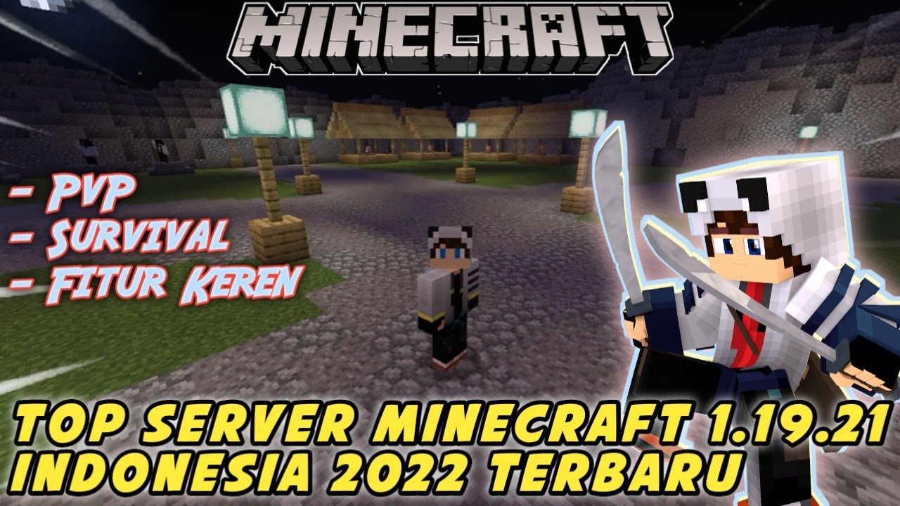 TOP SERVER MCPE INDONESIA TERKEREN 1.19.21 SURVIVAL TERBARU 2022 ...