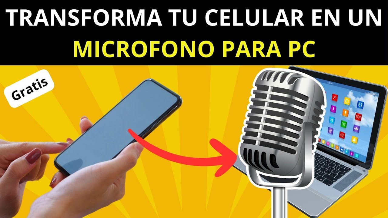 Cómo USAR tu SMARTPHONE como MICRÓFONO PROFESIONAL en tu COMPUTADORA ...