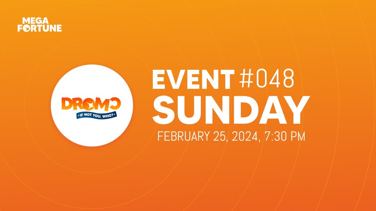 MEGA FORTUNE OFFICIAL LIVE DRAW || DROMO EVENT 048 - YouTube