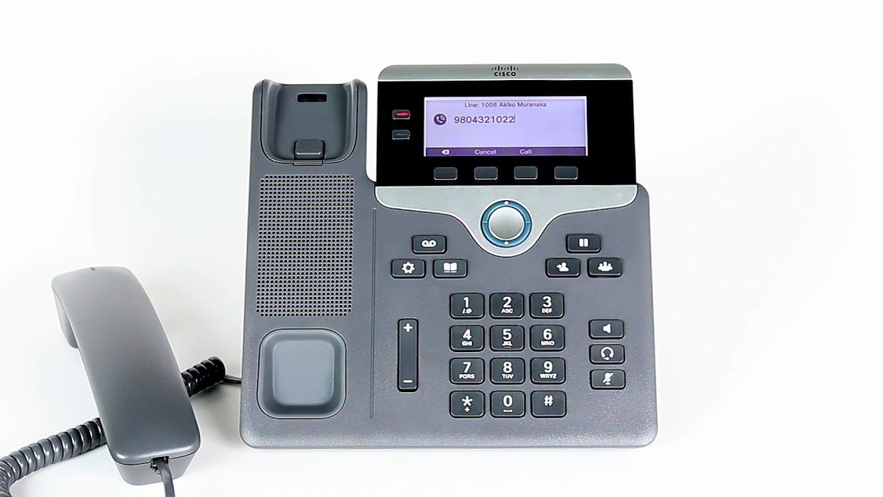 Cisco 7821 - Make and Take a Call - YouTube