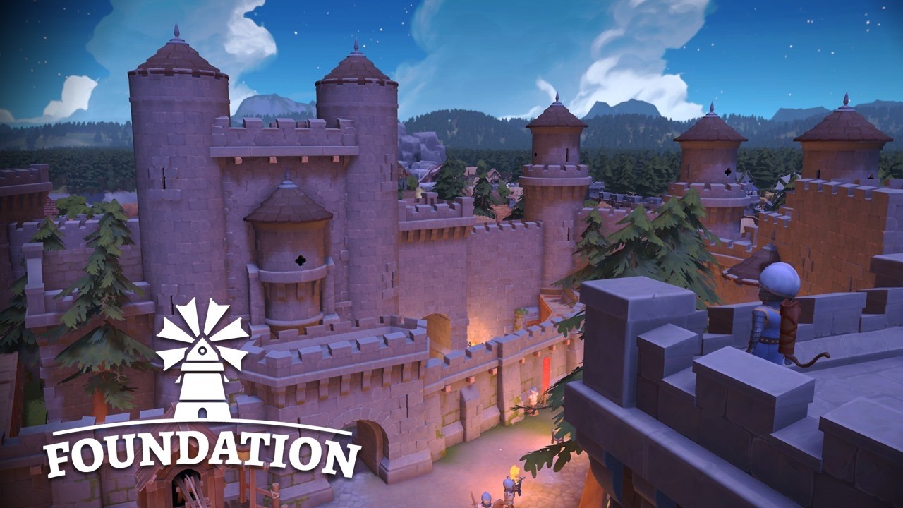 Building My First Castle in Foundation! | Foundation - YouTube