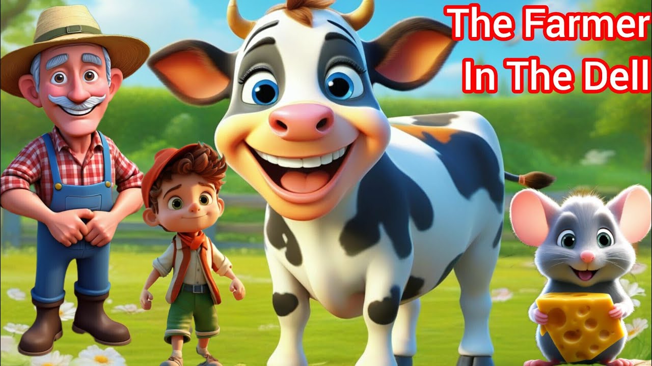 The Farmer In The Dell |Nursery Rhymes for kids & Baby Songs - YouTube