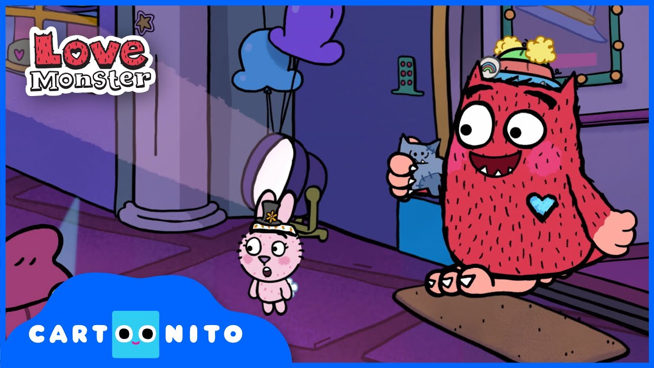 The Incredible Dance Hat Party | Love Monster | Cartoonito - YouTube