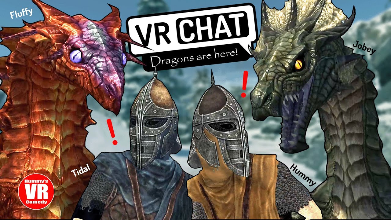 Dragons Enter the World! - A VR Chat skit - YouTube
