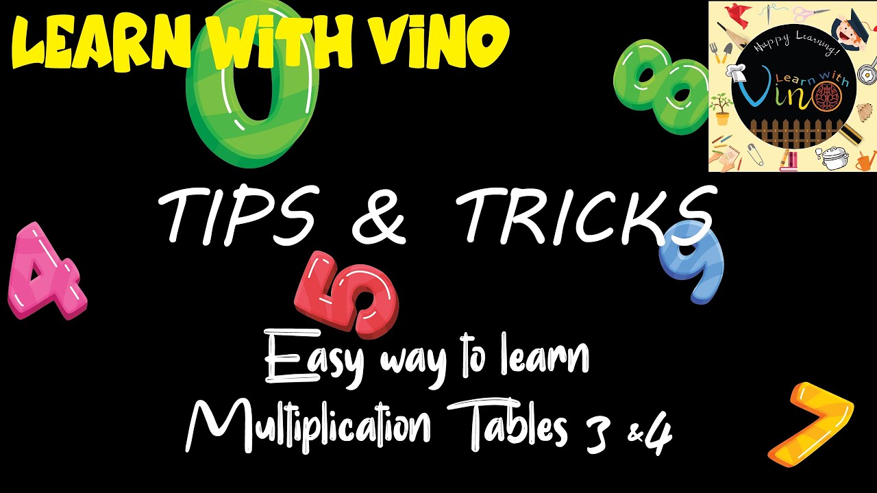 Easy Method To Learn Multiplication Tables 3 And 4 YouTube easy-method-to-learn-multiplication-tables-3-and-4-youtube