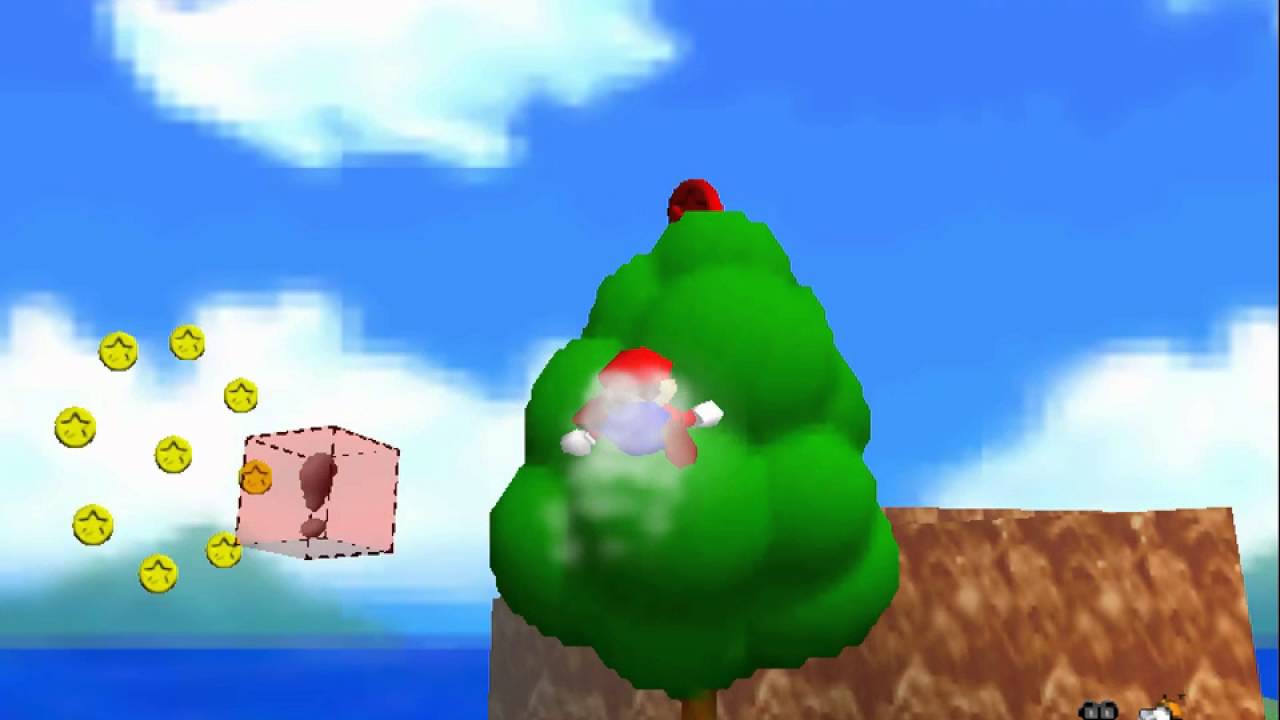 Super Mario 64 Walkthrough: 1-3 Shoot to the Island in the Sky - YouTube