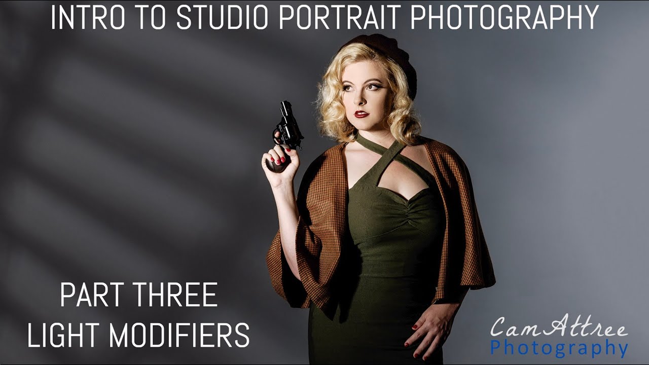 Intro To Studio Portrait Photography Part 3 - Common Light Modifiers ...